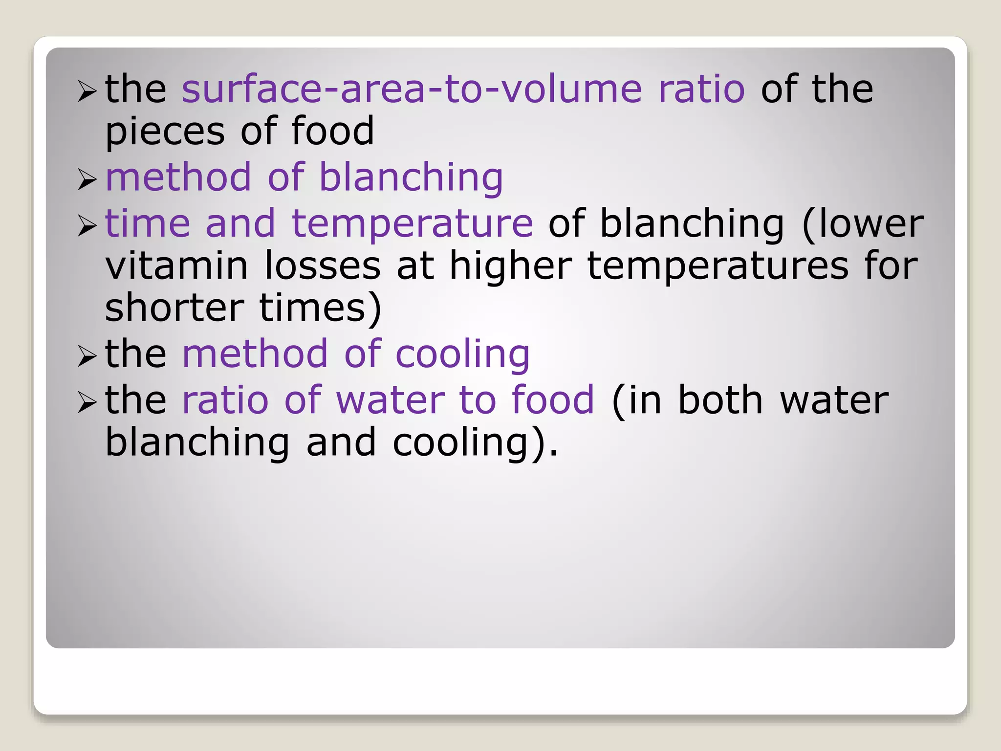 Blanching of Food | PPTX