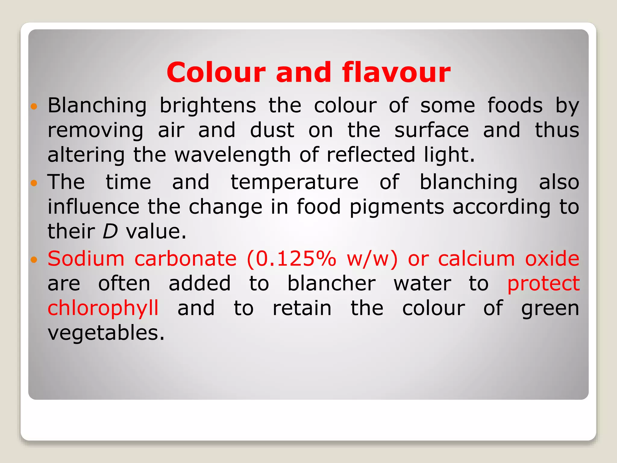 Blanching of Food | PPTX