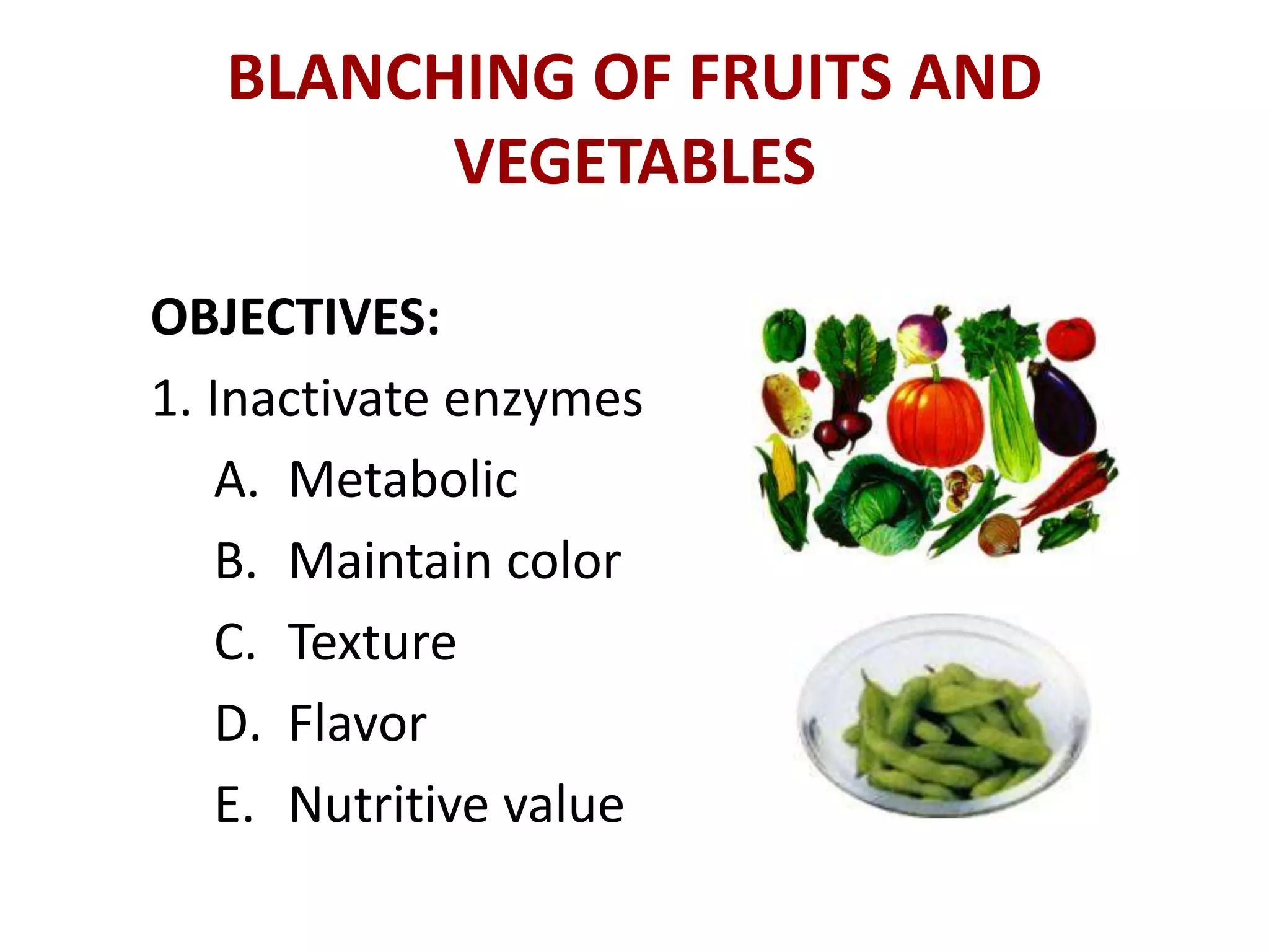 Blanching of Food | PPTX