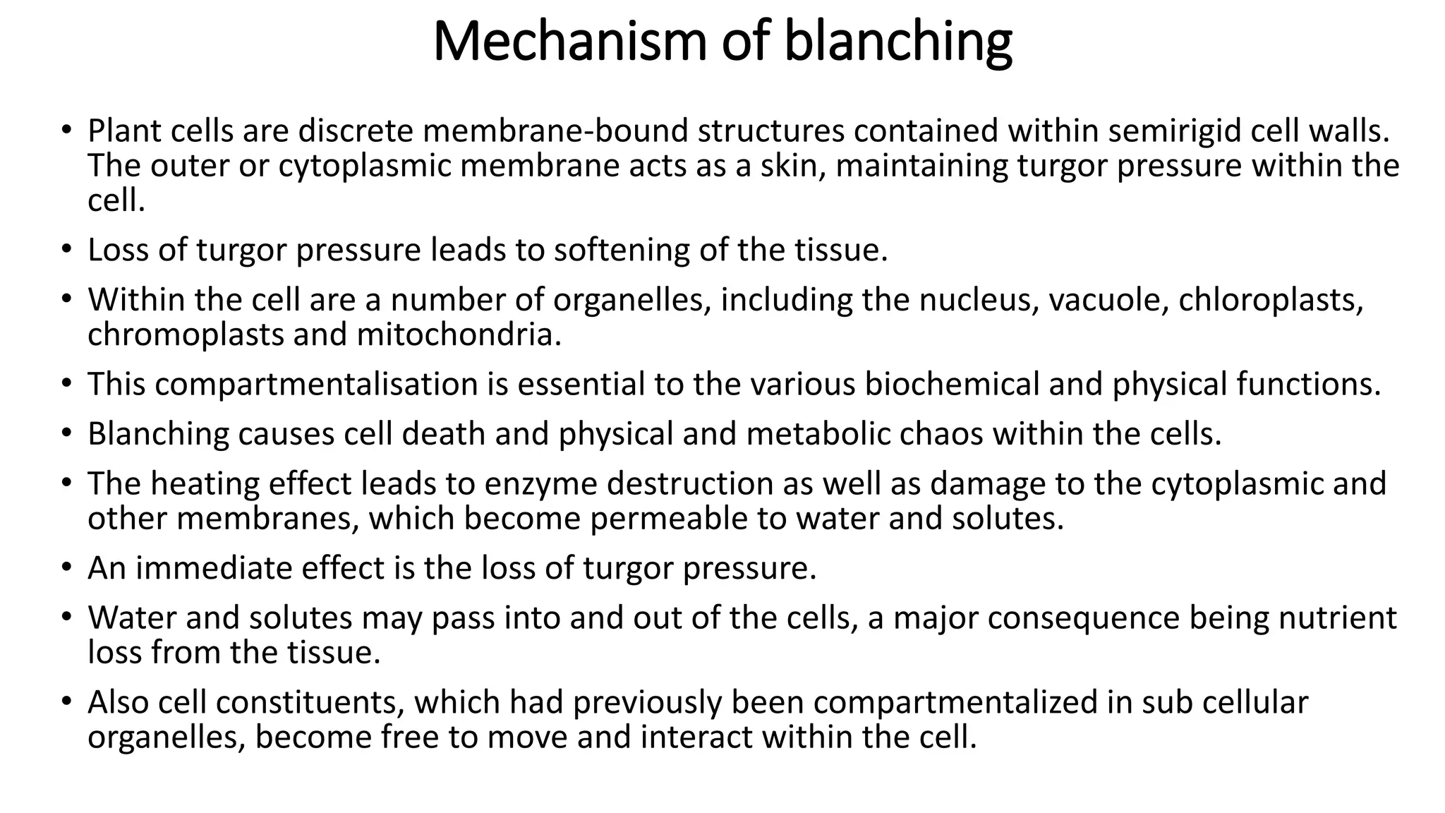 Blanching | PPTX