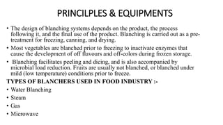 Blanching | PPTX