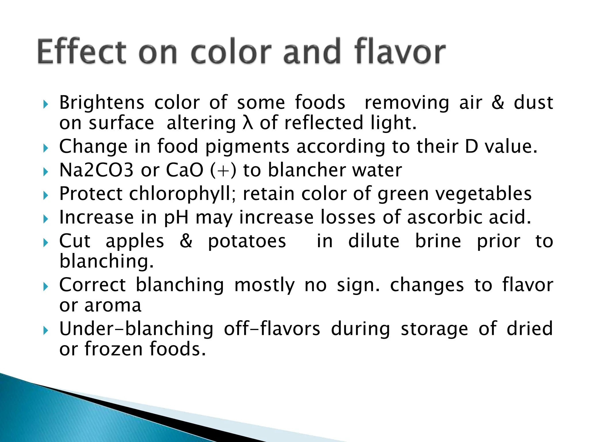 Blanching of fruit and vegetable- Process, objective, methods, benefits | PPTX
