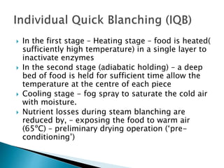 Blanching of fruit and vegetable- Process, objective, methods, benefits ...
