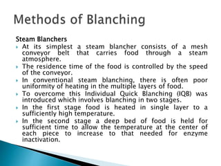 Blanching of fruit and vegetable- Process, objective, methods, benefits ...