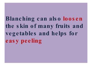 Blanching | PPT