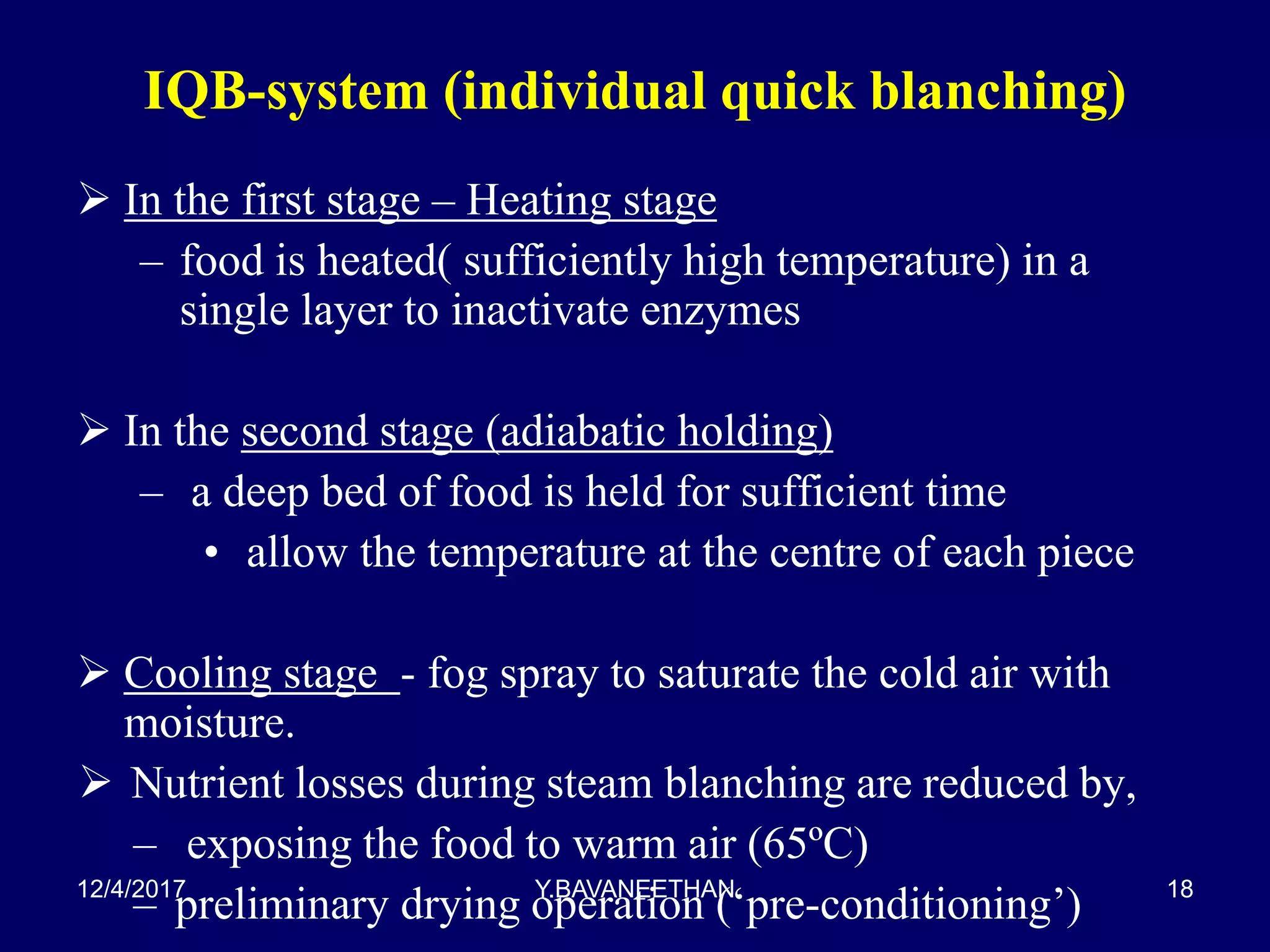 Blanching | PPTX