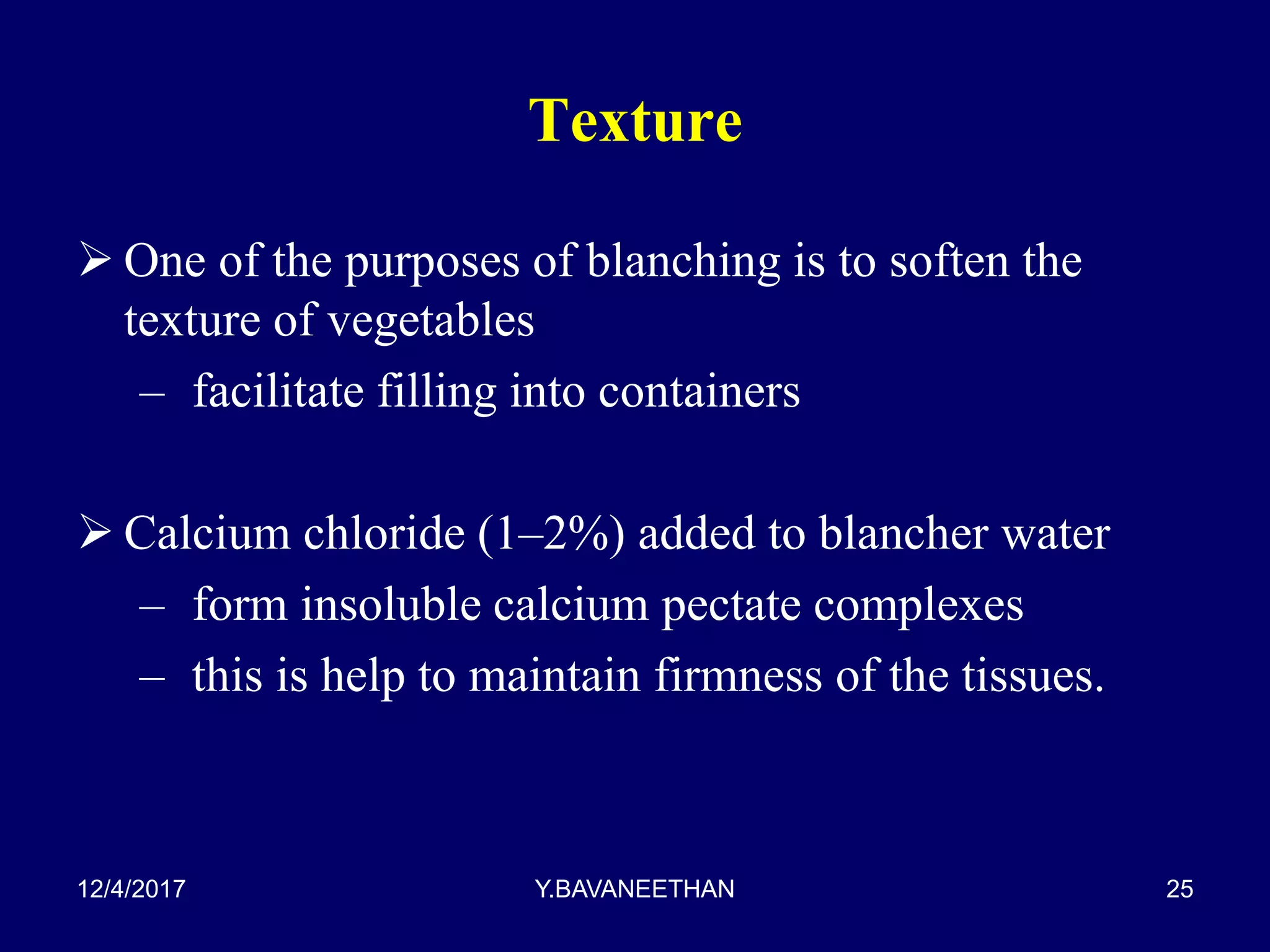 Blanching | PPTX