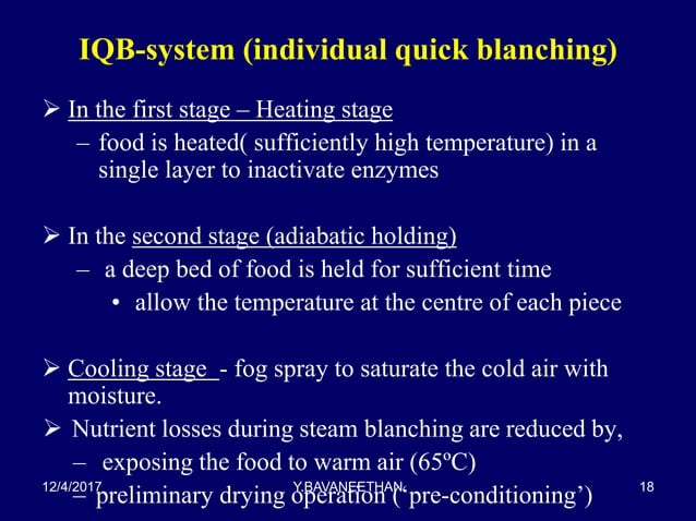 Blanching | PPTX