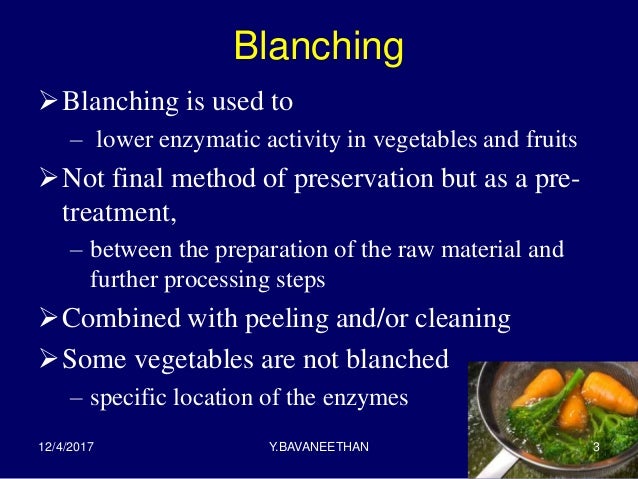 blanching - DrBeckmann