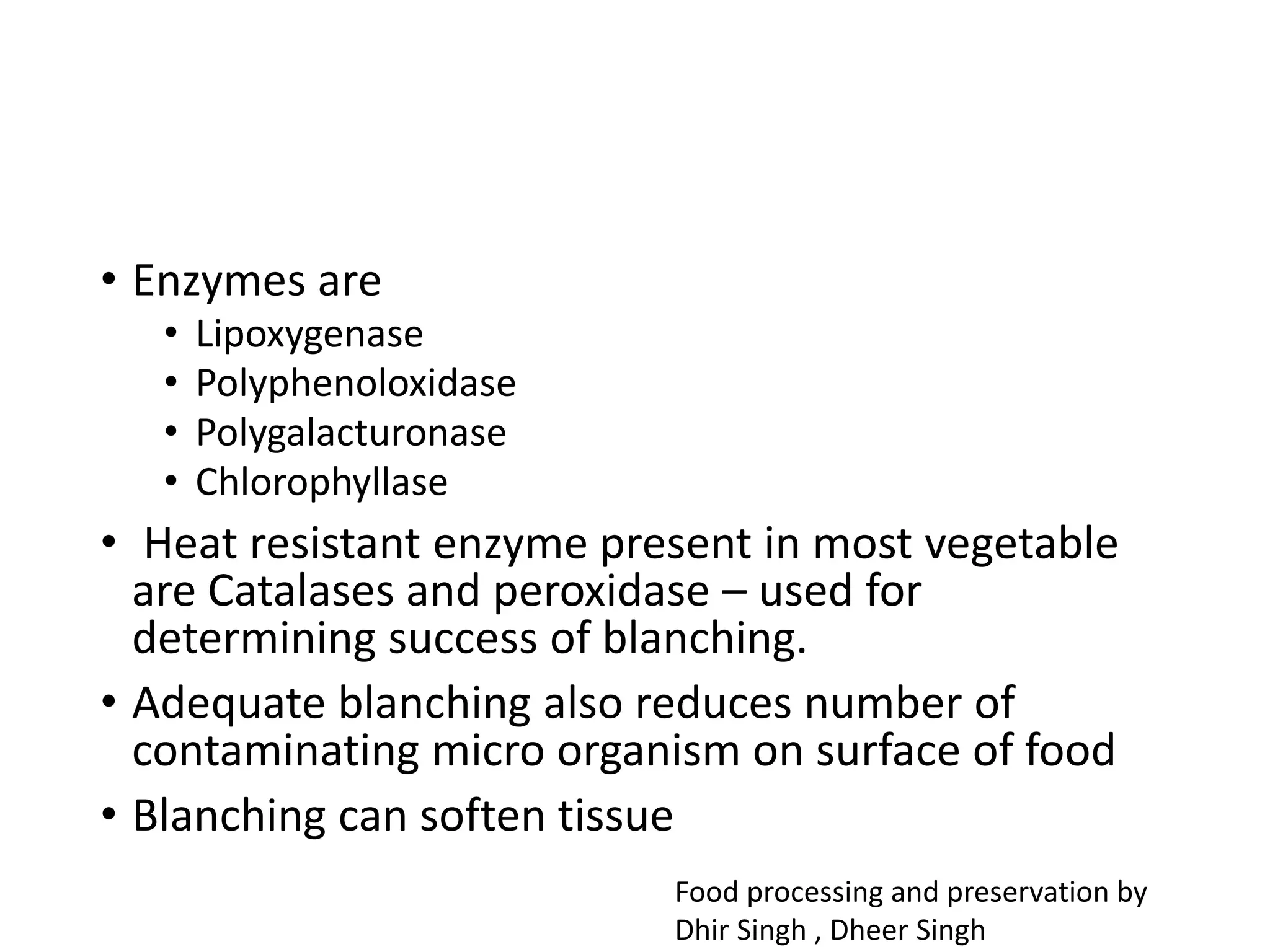 Blanching | PPTX