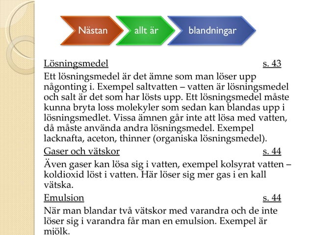 Blandningar | PPT