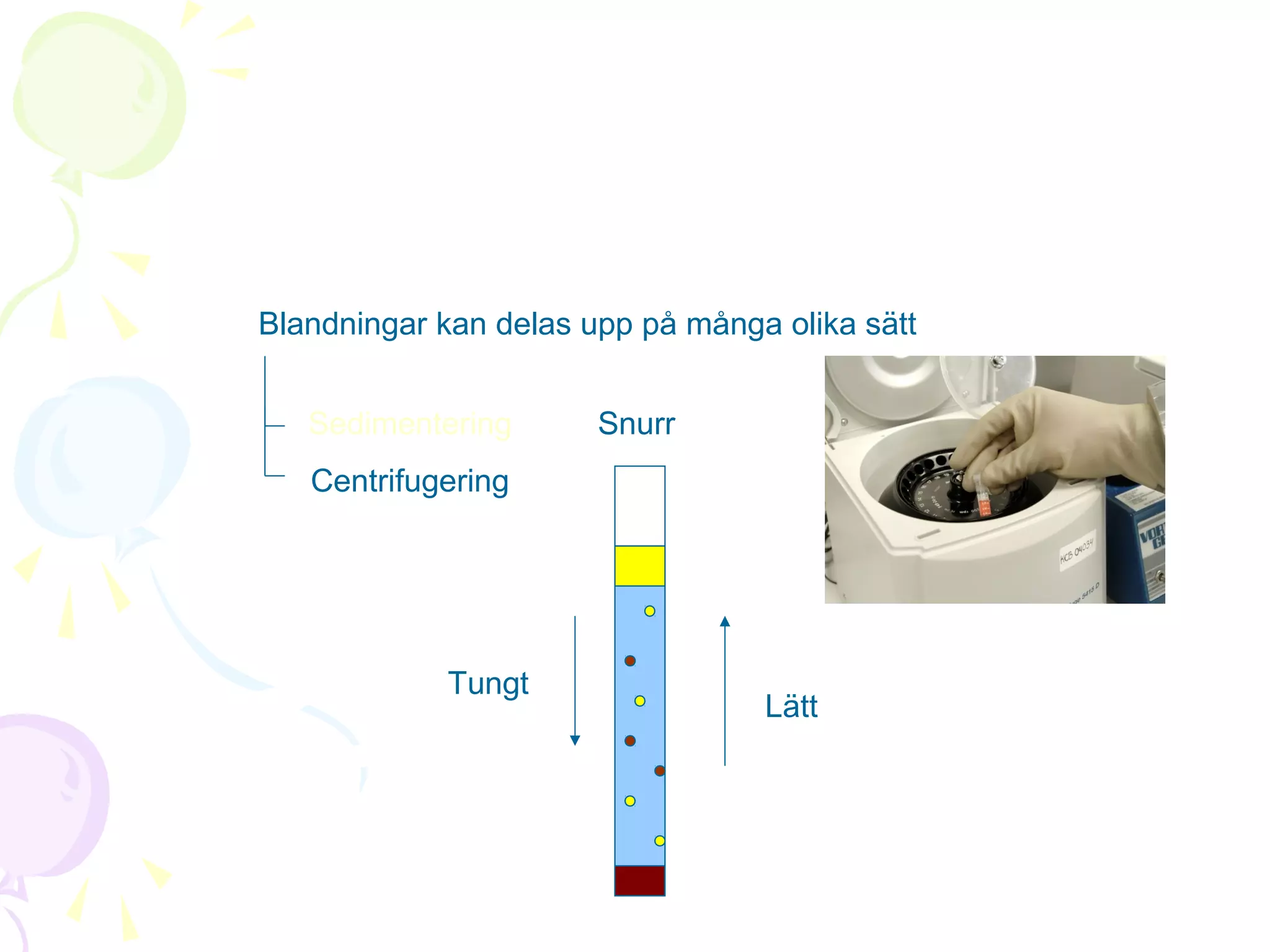 Blandning åk 7 ppt kemi.ppt13 | PPT
