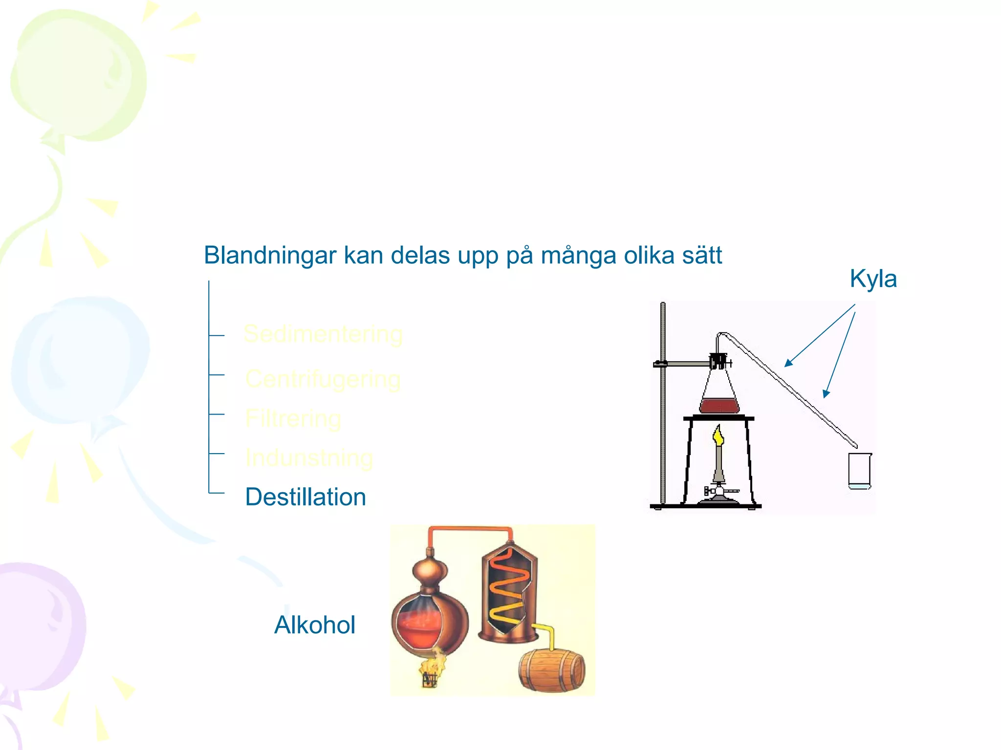 Blandning åk 7 ppt kemi.ppt13 | PPT