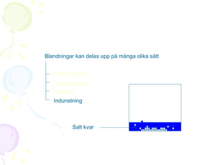 Blandning åk 7 ppt kemi.ppt13 | PPT