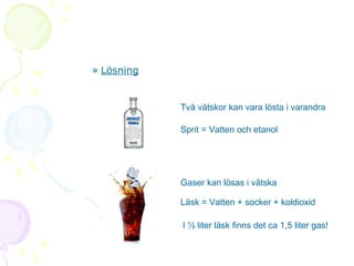 Blandning åk 7 ppt kemi.ppt13 | PPT