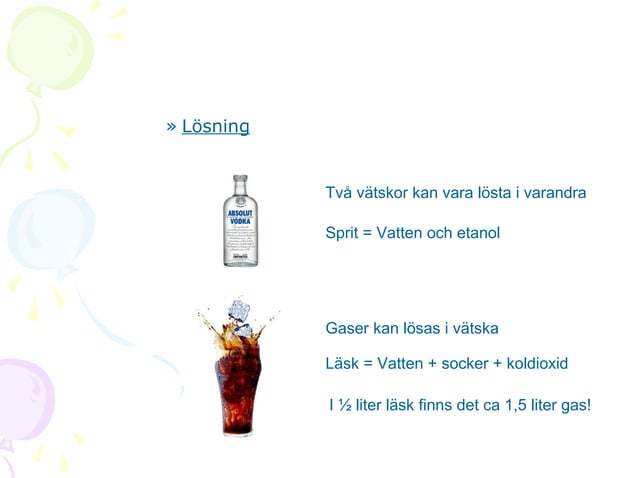 Blandning åk 7 ppt kemi.ppt13 | PPT | Chemistry | Science
