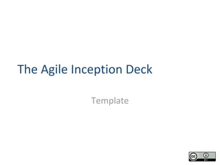blank inception deck powerpoint template | PPTX