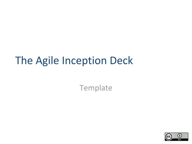blank inception deck powerpoint template | PPTX