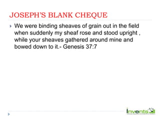 Blank Cheque-Positioning Yourself for Greatness | PPTX