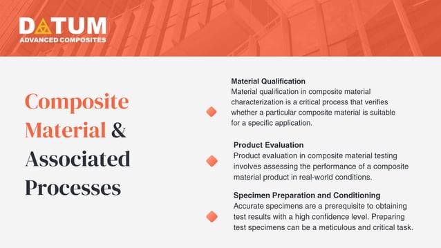 Composite Material Testing and Characterisation - Datum Advanced ...