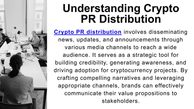 Guide to crypto pr distribution with PR Wires | PPT
