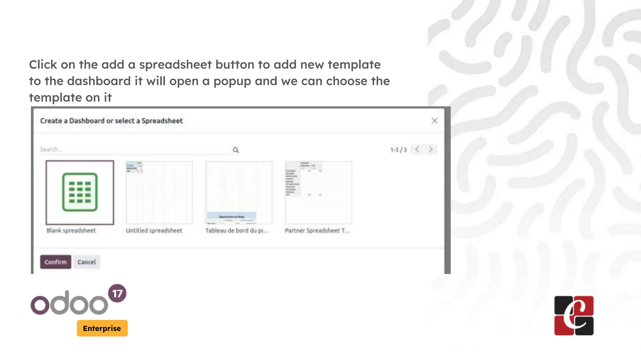 What is Blank dashboards in the odoo 17 ERP | PPT