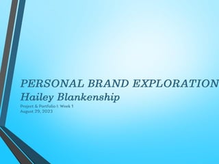 Personal Brand Exploration | PDF