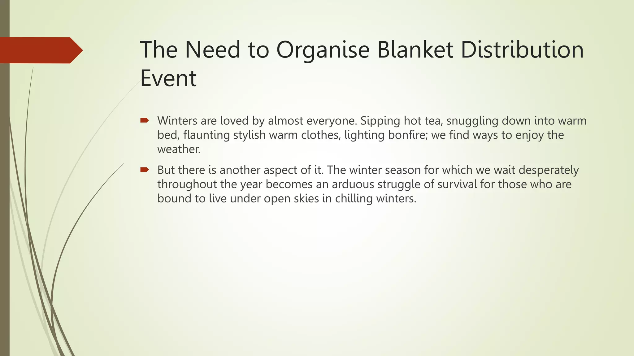 Blanket Distribution Event in Rishikesh | PPT