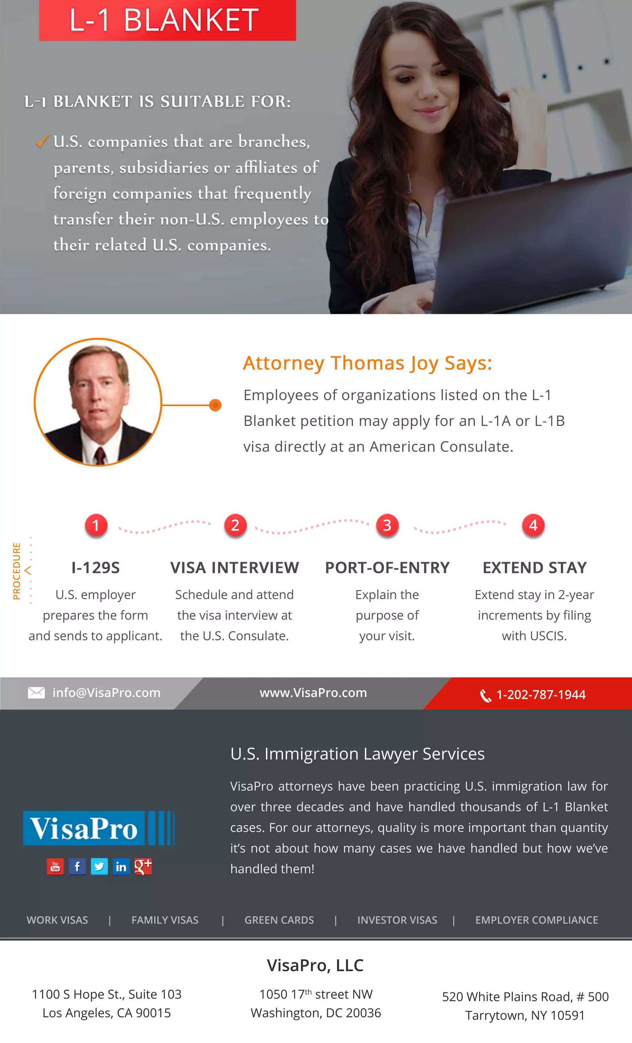 What Is Blanket L1 Visa? How to get started. | PDF