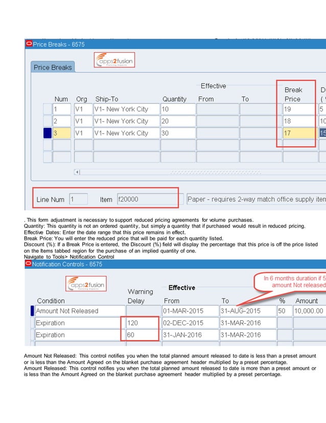 Blanket purchase agreement and blanket release in oracle r12 | DOCX ...