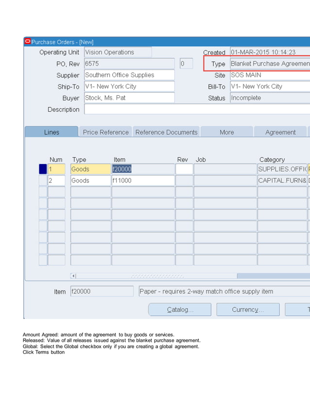 Blanket Purchase Agreement And Blanket Release In Oracle R12 blanket-purchase-agreement-and-blanket-release-in-oracle-r12