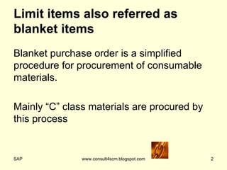 Blanket Purchase Order | PPT