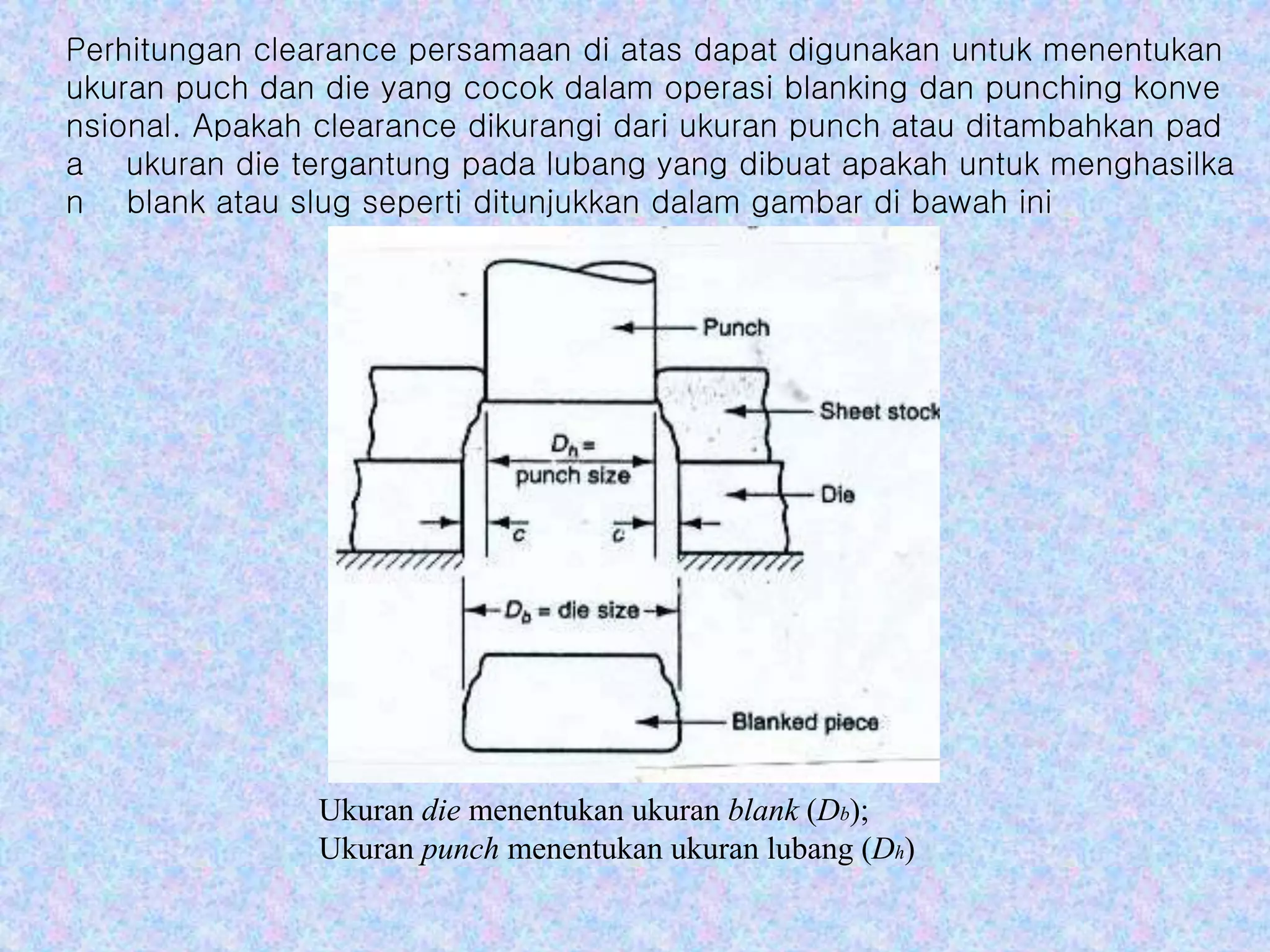 mengenal proses blanking (pemotongan plat pada praktikum pembentukan ...