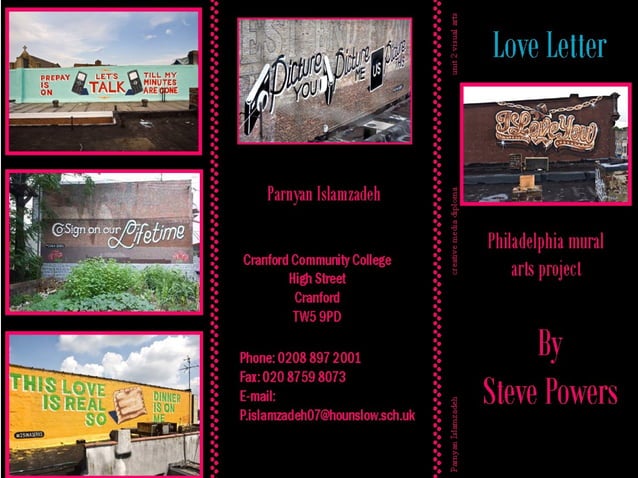 Blank Leaflet - love letters | PPT