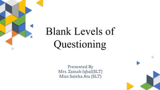 blank level Presentation.pptx