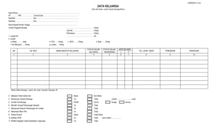 BLANKO DATA KELUARGA OK untuk kalangan sendiri | PDF