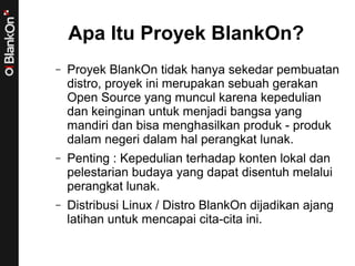 Pengenalan BlankOn Linux | PPT