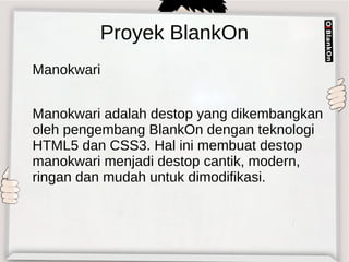 BlankOn untuk kemandirian indonesia | PPT