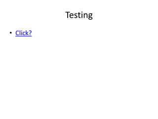 Blank presentation testing | PPT