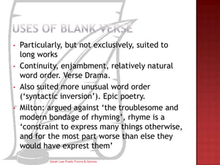 Examples Of Blank Verse