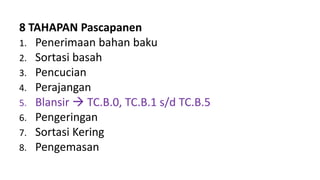 Proses Blansir Pada Tanaman Obat Brotowali | PPT