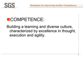 Strategies for Improving Auditor Competency on a Global Perspective | PPT