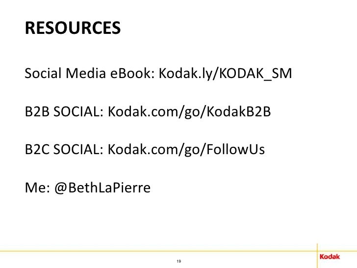 Beth LaPierre, Kodak - iStrategy