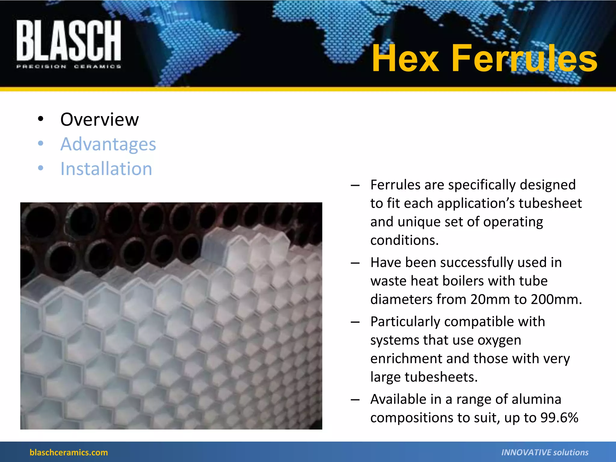 Engineered Ferrules For High Temperature Waste Heat Boilers | PPTX