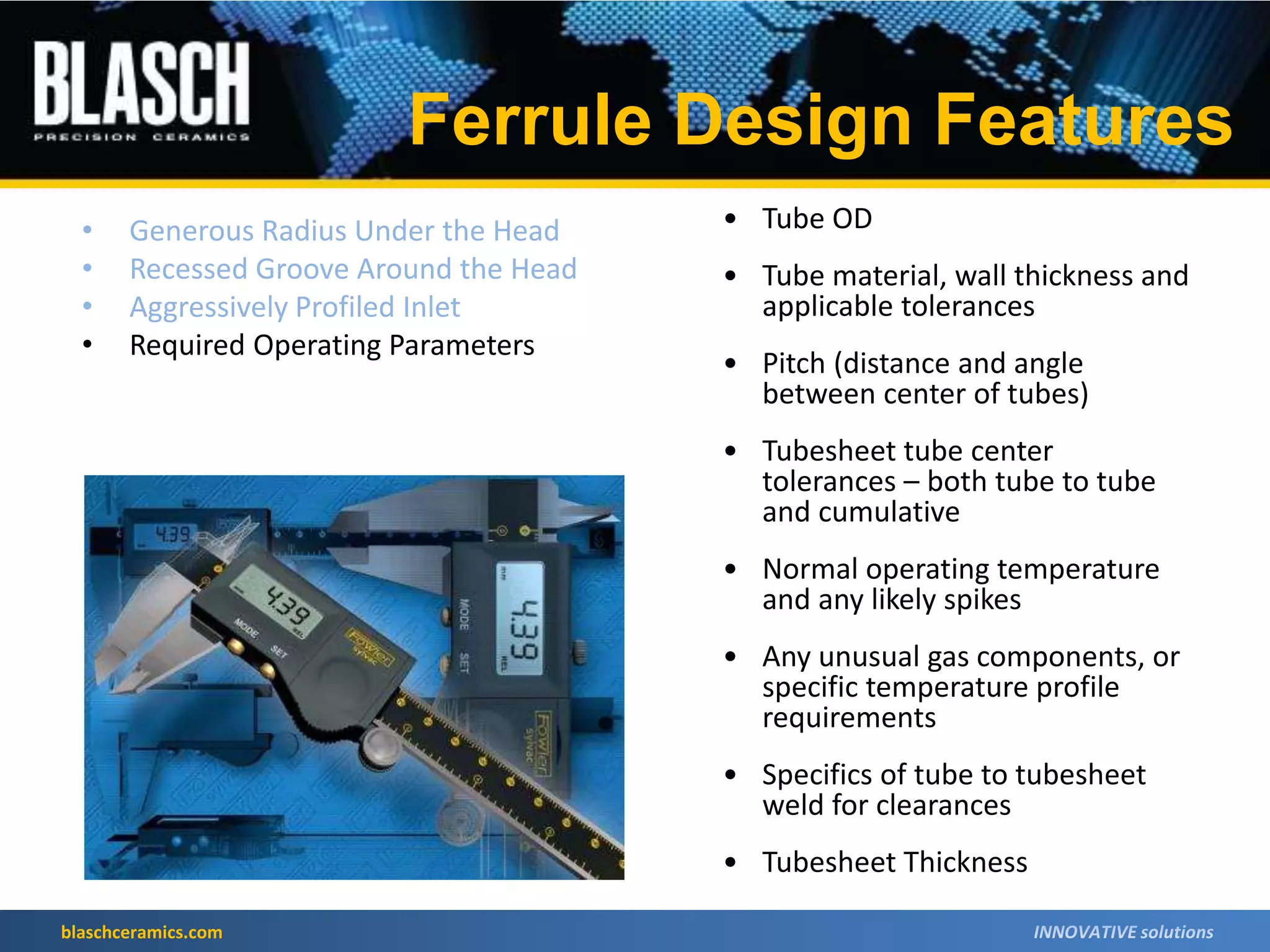 Engineered Ferrules for High Temperature Waste Heat Boilers from Blasch ...