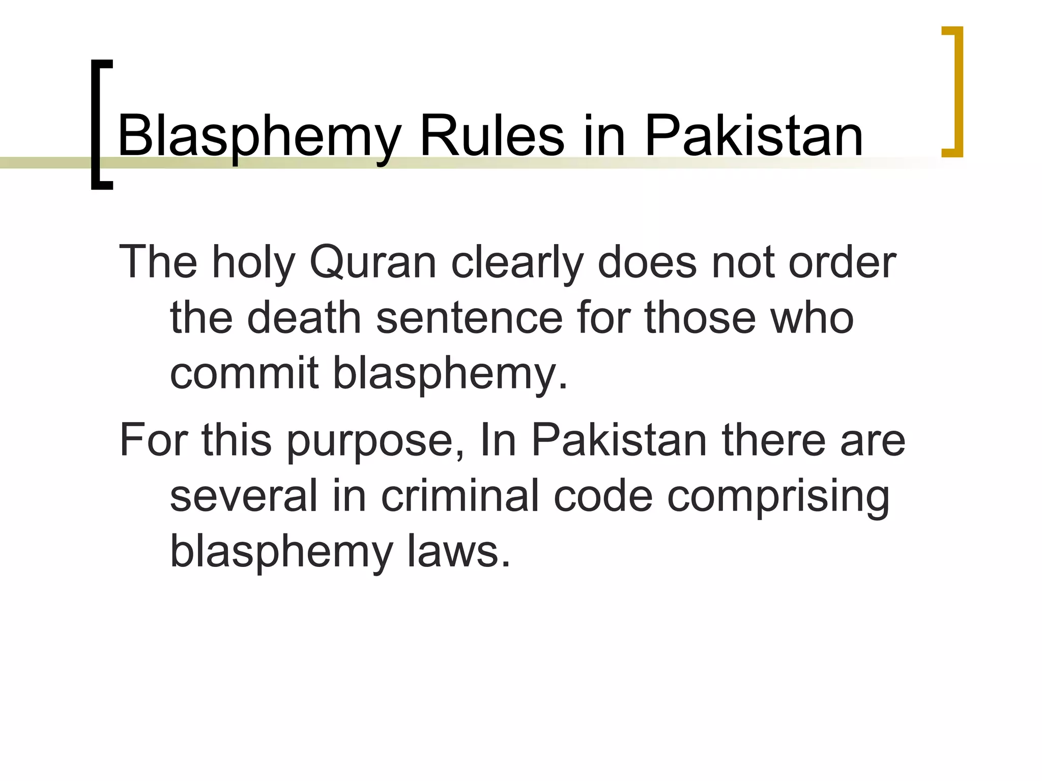 Blasphemy | PPT