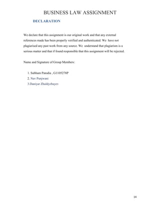 Bl assignment1 final | DOCX