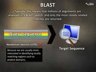 BLAST [Basic Alignment Local Search Tool] | PPTX