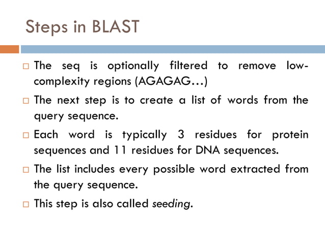 Blast bioinformatics | PDF
