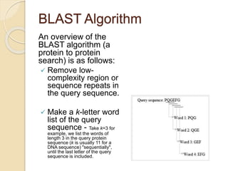 BLAST (Basic local alignment search Tool) | PPTX